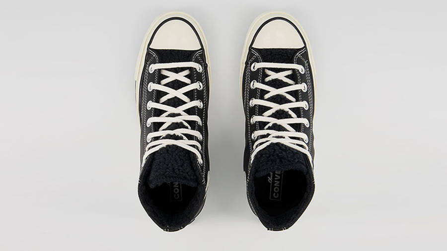 Converse Chuck 70 Sherpa High Black Egret | Where To Buy | 172364C ...