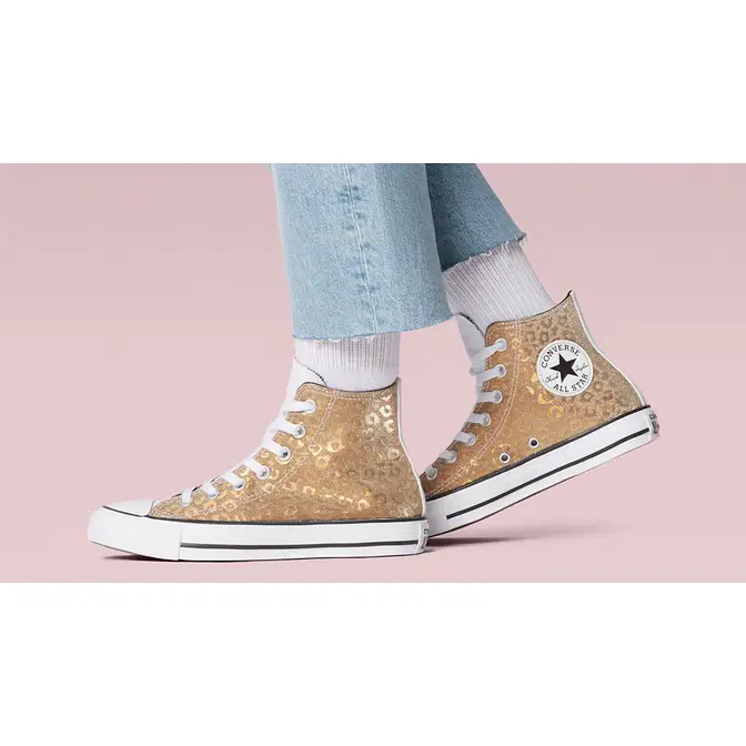 Converse Chuck Taylor Glam Hi Leopard Gold | Where To Buy | 572040C ...