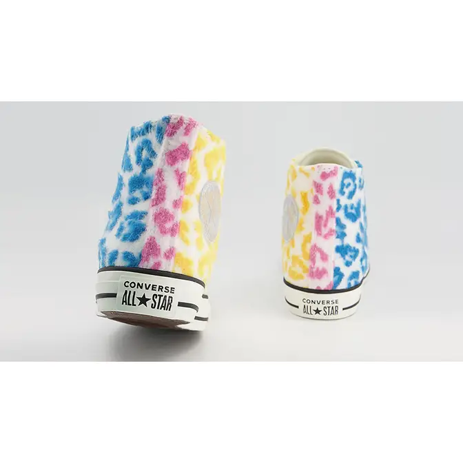 Converse Chuck Taylor Leopard Hi Blue Citron | Where To Buy | The Sole ...