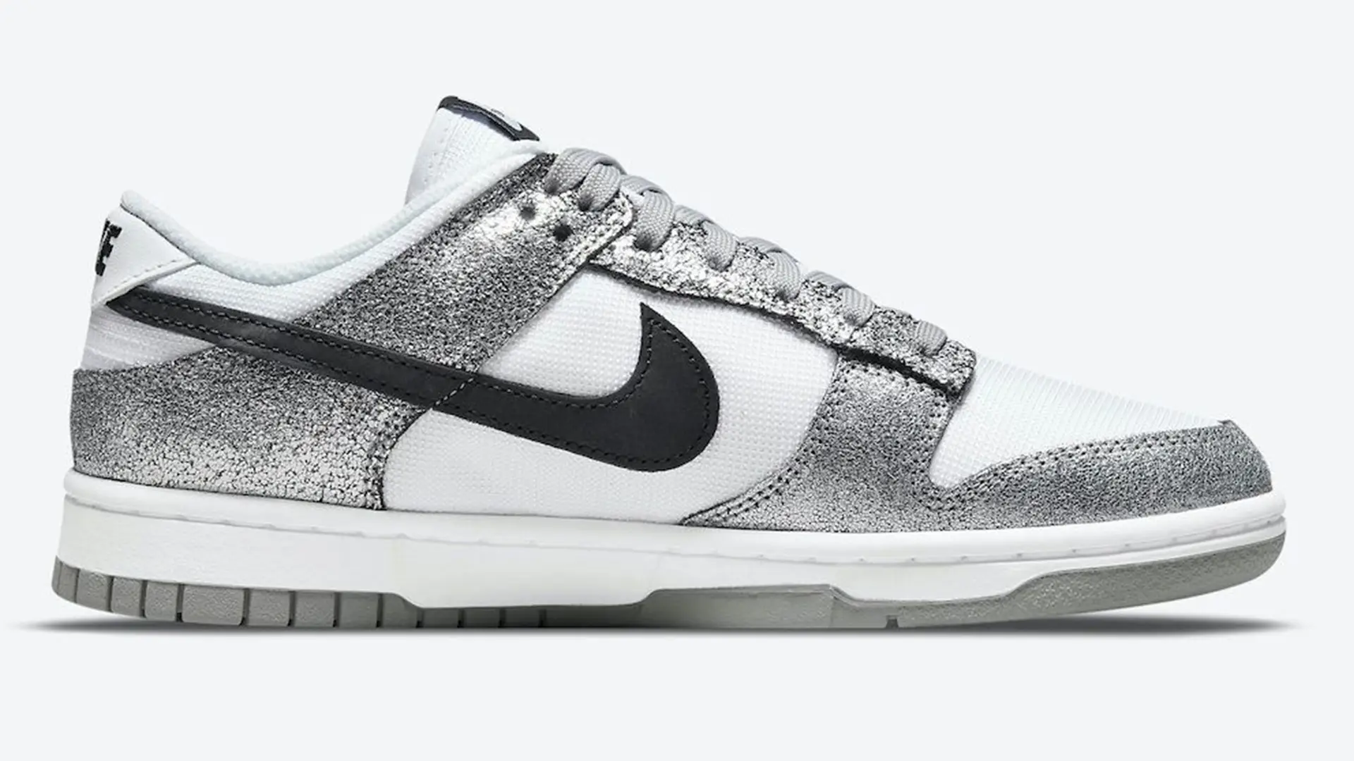The Nike Dunk Low "White Metallic Silver" Will Add a Little Sparkle to ...