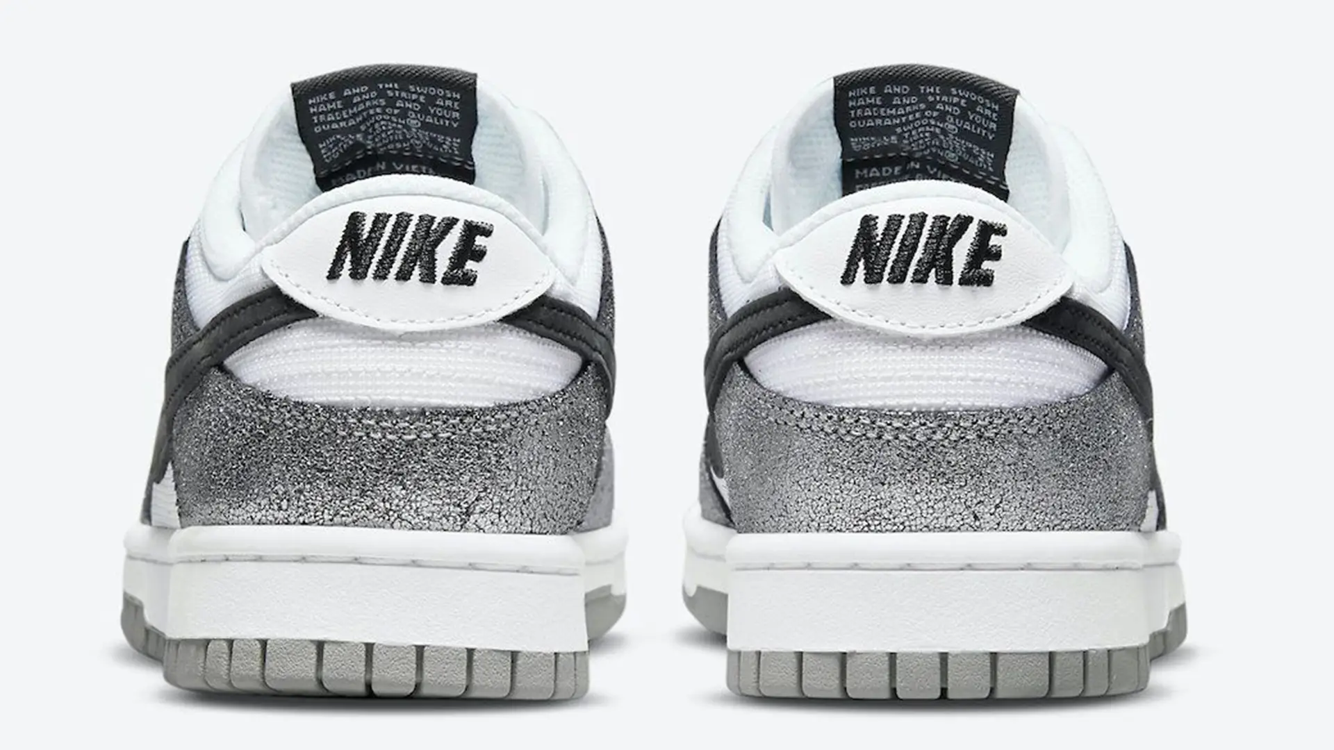 The Nike Dunk Low "White Metallic Silver" Will Add a Little Sparkle to ...