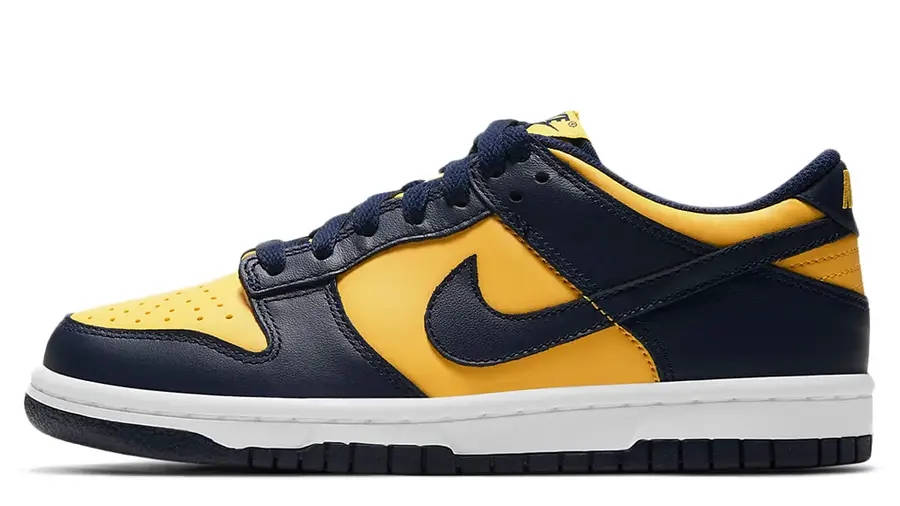 Nike Dunk Low GS Michigan | Where To Buy | CW1590-700 | The Sole Supplier