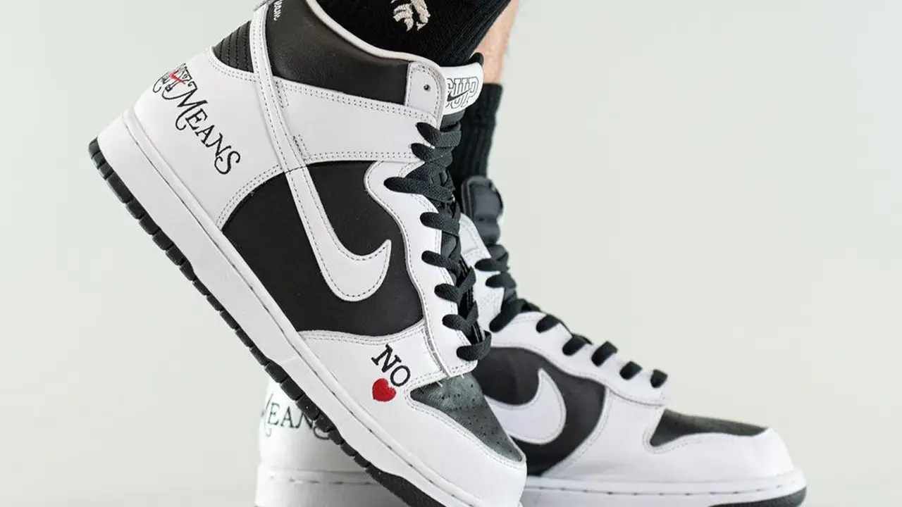 The Supreme x Nike SB Dunk High "White" is Packed With Unique Details ...