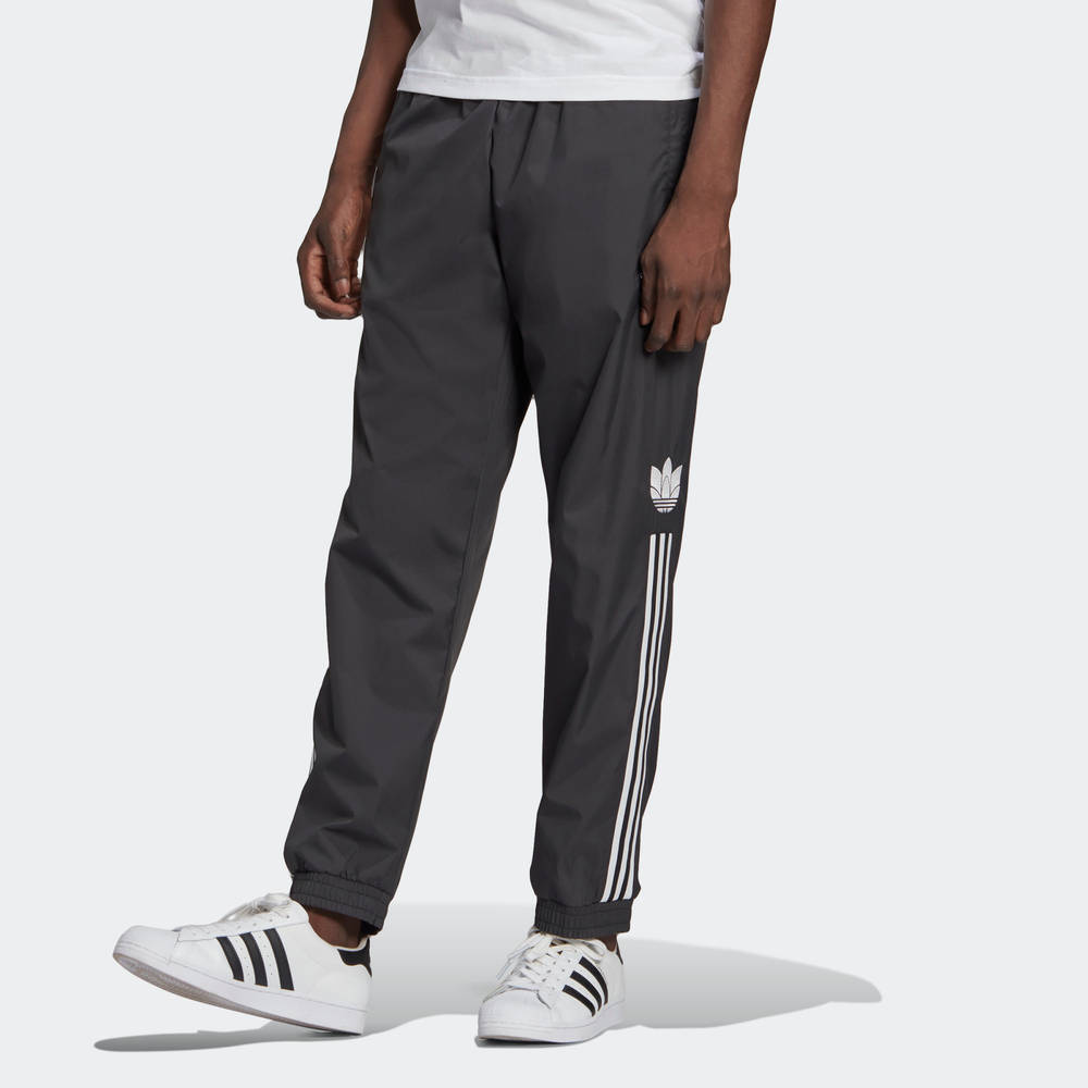 Adidas Adicolor 3d Trefoil 3 Stripes Tracksuit Bottoms Black The