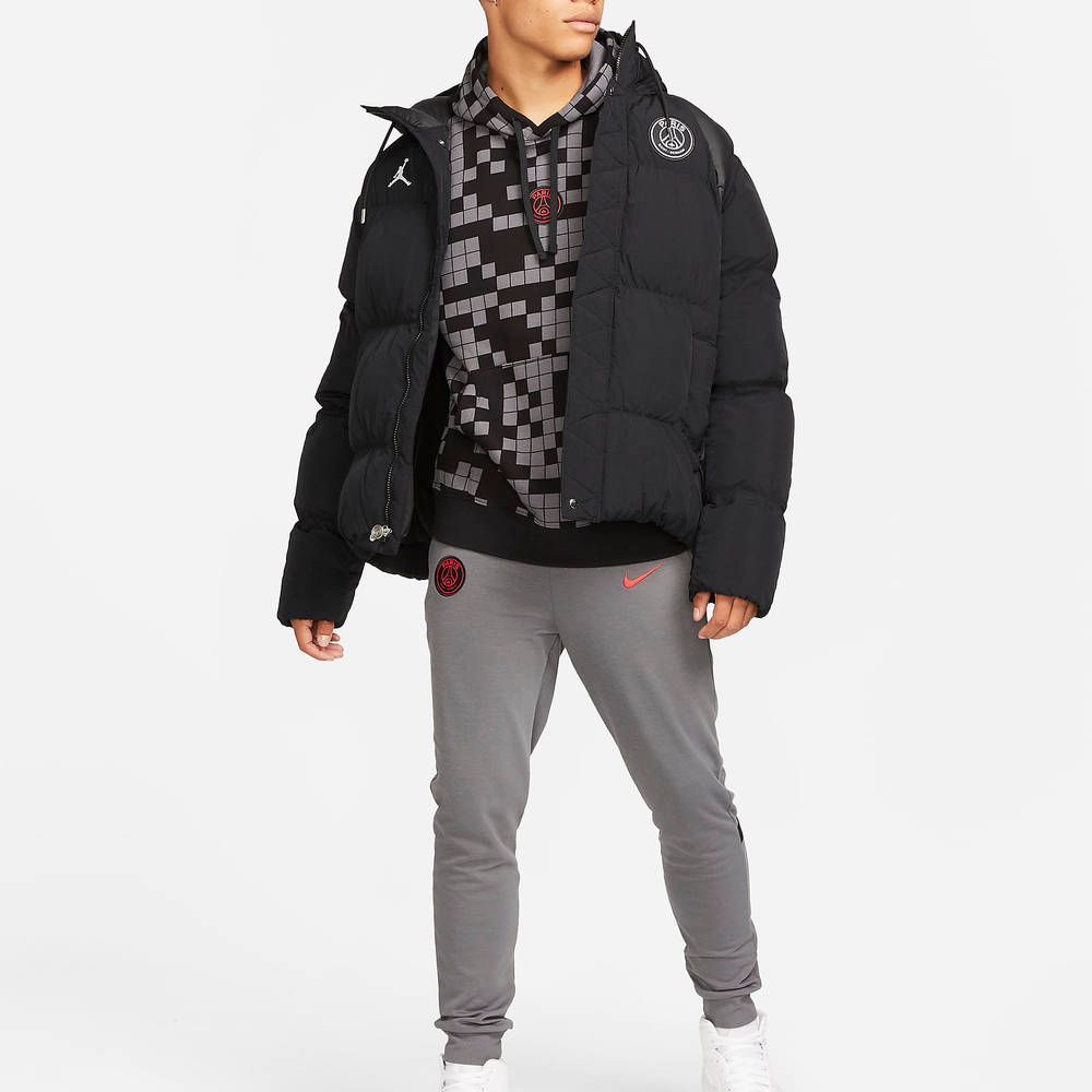 Nike Paris Saint-Germain Puffer Jacket - Black | The Sole Supplier