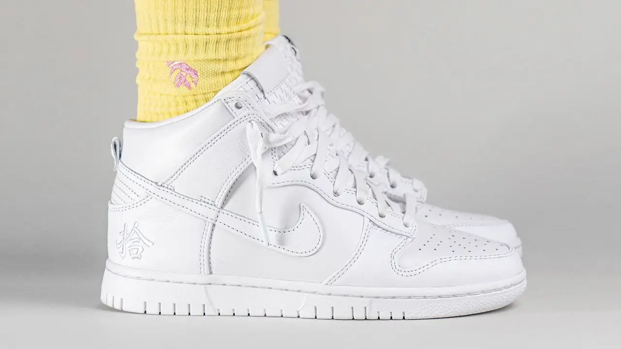 The Upcoming Nike Dunk High "White" Is Embellished With East Asian ...