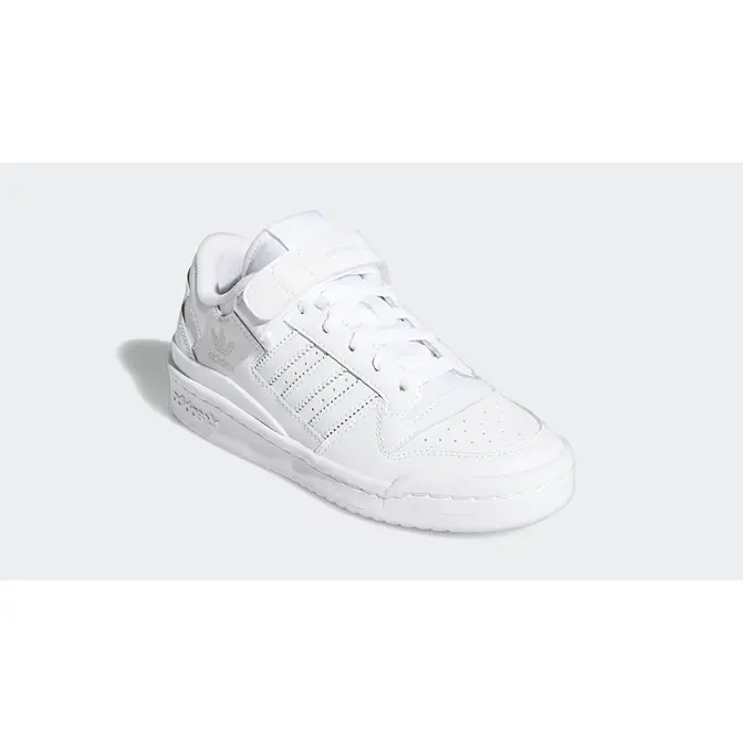 adidas Forum Low GS Triple White | Where To Buy | FY7973 | The Sole ...