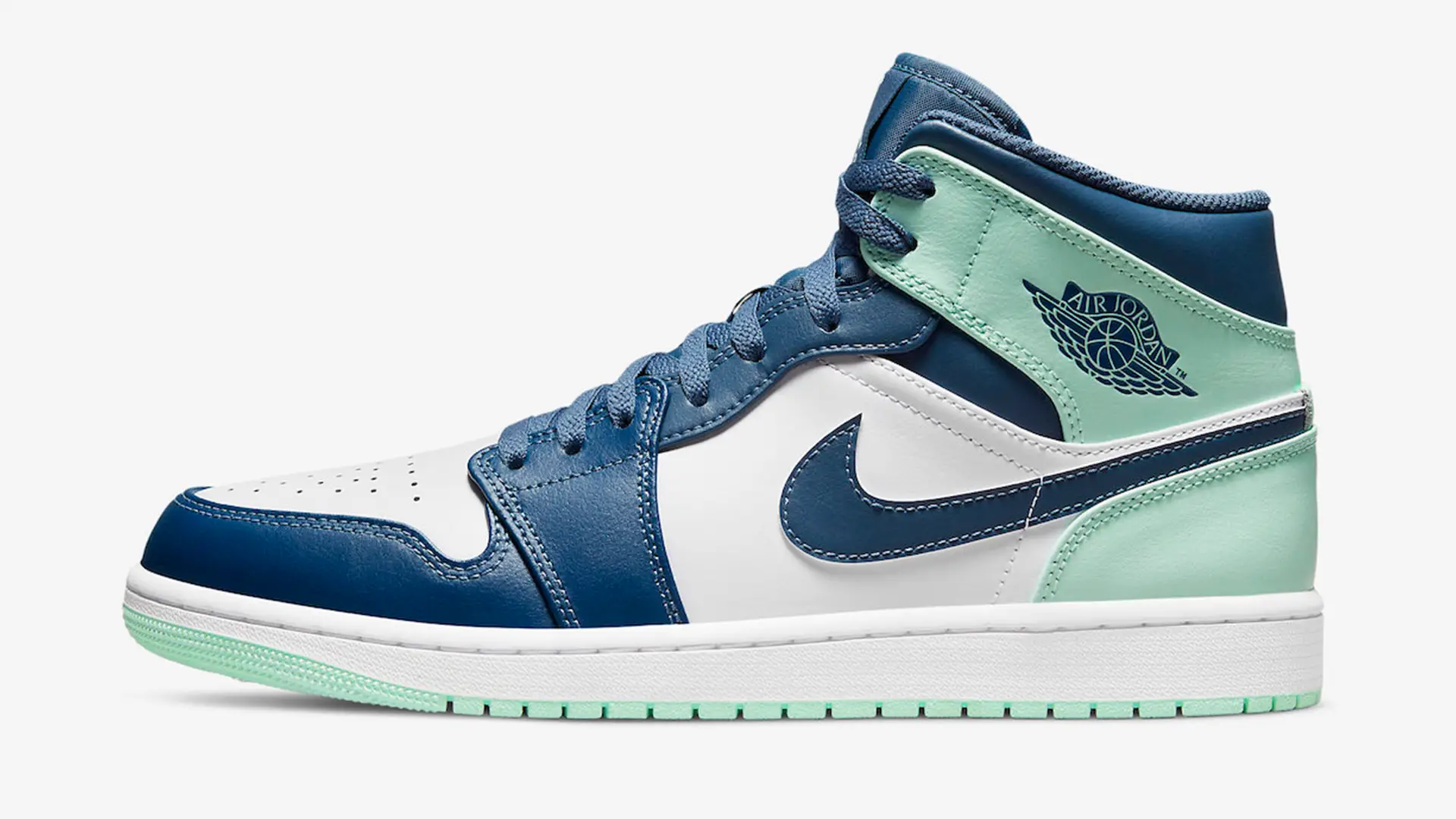 Freshen Up Your Rotation With the Air Jordan 1 Mid "Blue Mint" | The ...