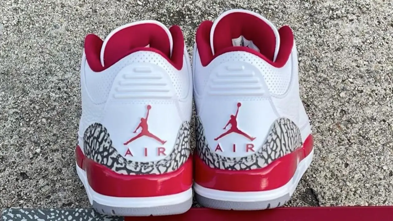 Get Up Close With the Air Jordan 3 "Cardinal Red"