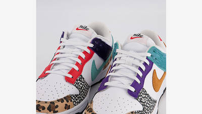 Nike Dunk Low Safari Mix Mismatch | Where To Buy | DN3866-100 | The ...