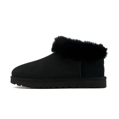 UGG Classic Ultra Mini Fluff Boots Black | Where To Buy | 1122390-BLK ...
