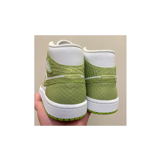 Air Jordan 1 Mid Green Python | Where To Buy | DV2959-113 | The Sole ...