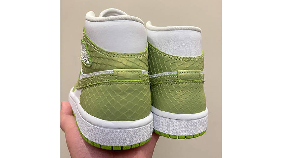 Air Jordan 1 Mid Green Python | Where To Buy | DV2959-113 | The Sole ...