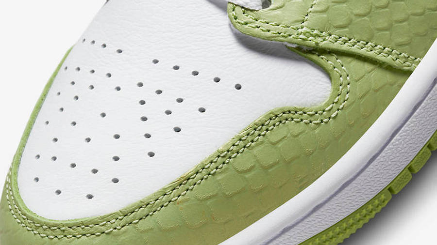 Air Jordan 1 Mid Green Python | Where To Buy | DV2959-113 | The Sole ...