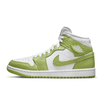 Air Jordan 1 Mid Green Python | Where To Buy | DV2959-113 | The Sole Supplier