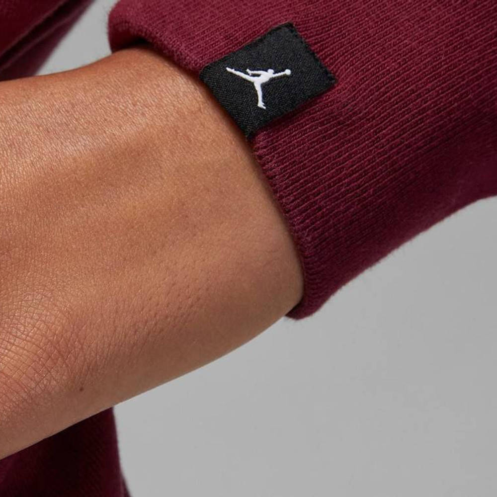 Air Jordan Wordmark Crew - Red | The Sole Supplier