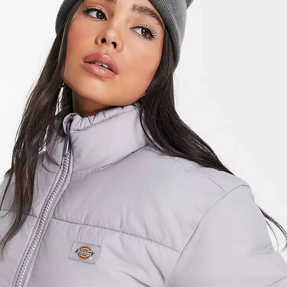 Dickies Atlanta Cropped Puffer Jacket - Purple | The Sole Supplier
