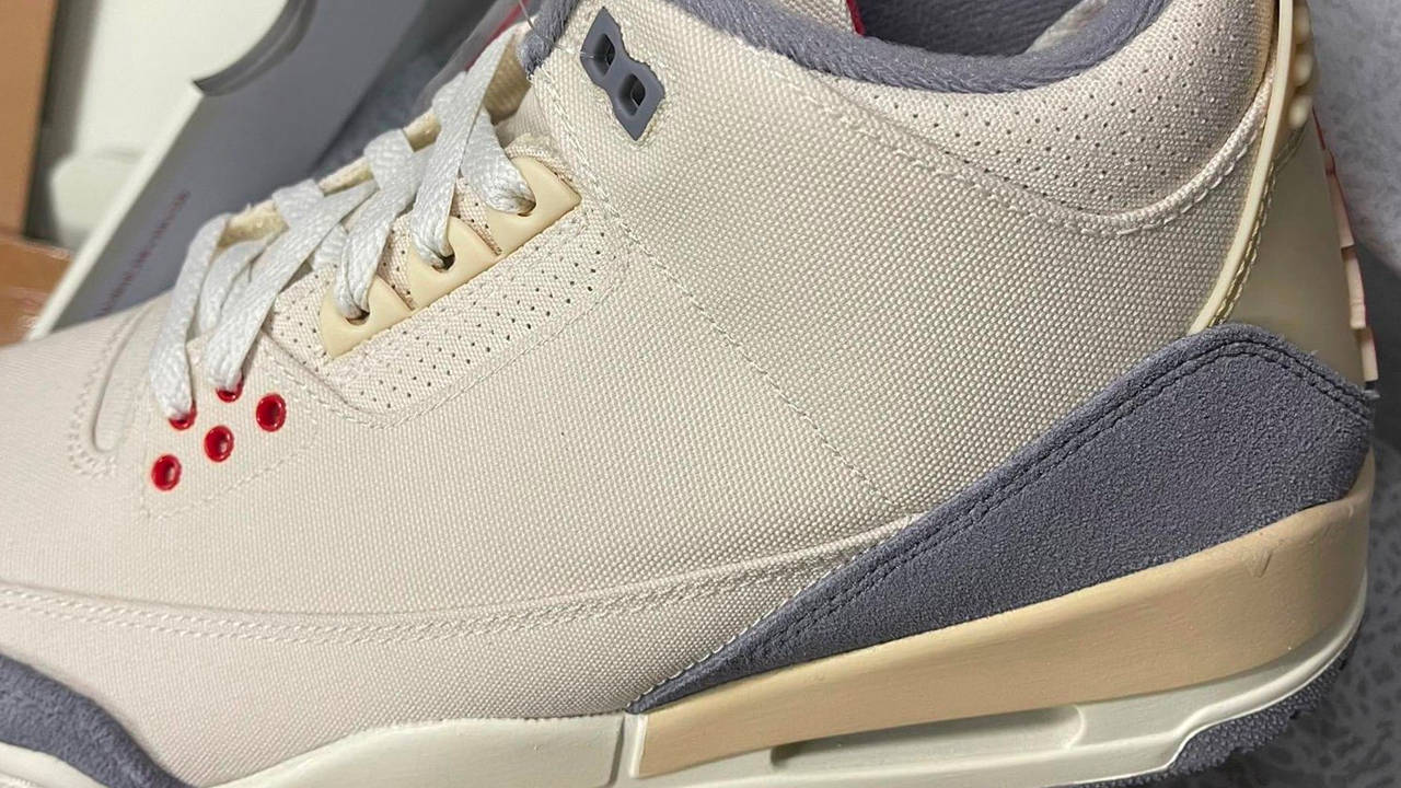 The Air Jordan 3 "Muslin" is a Master of Materials