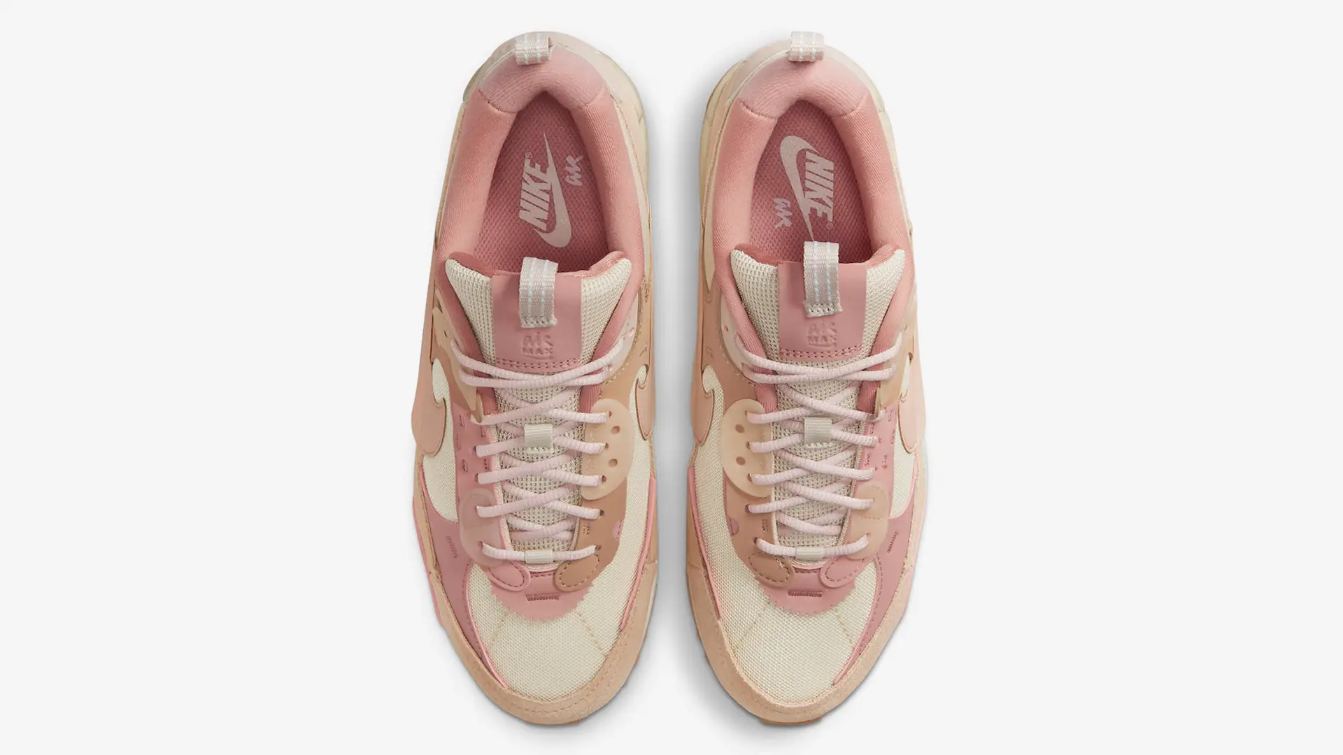 Mix Up Your Rotation With This Beige & Blush Pink Nike Air Max 90 Scrap ...
