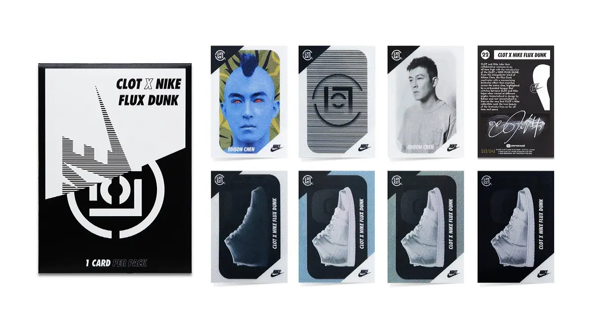 CLOT x Nike Team Up for zerocool "Flux Dunk" Collectible Cards | The ...