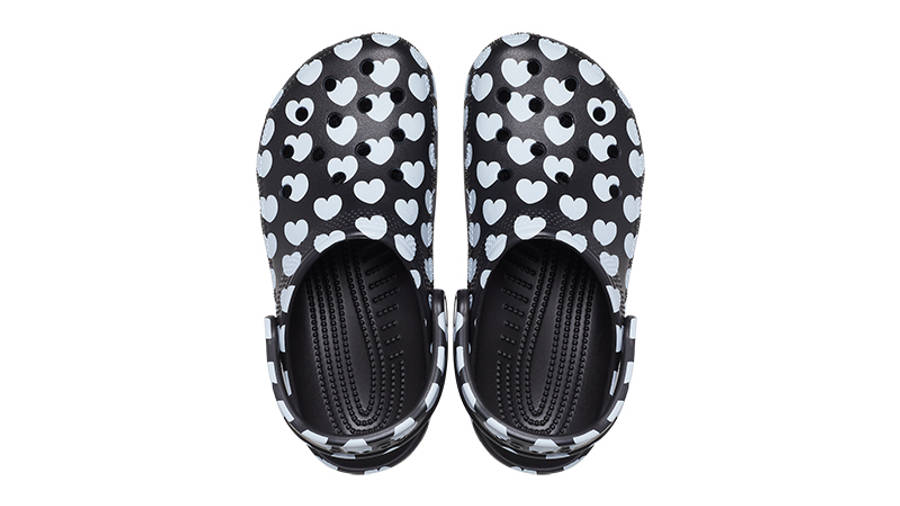 Crocs Classic Clog Hearts Black | Where To Buy | 207679 | The Sole Supplier