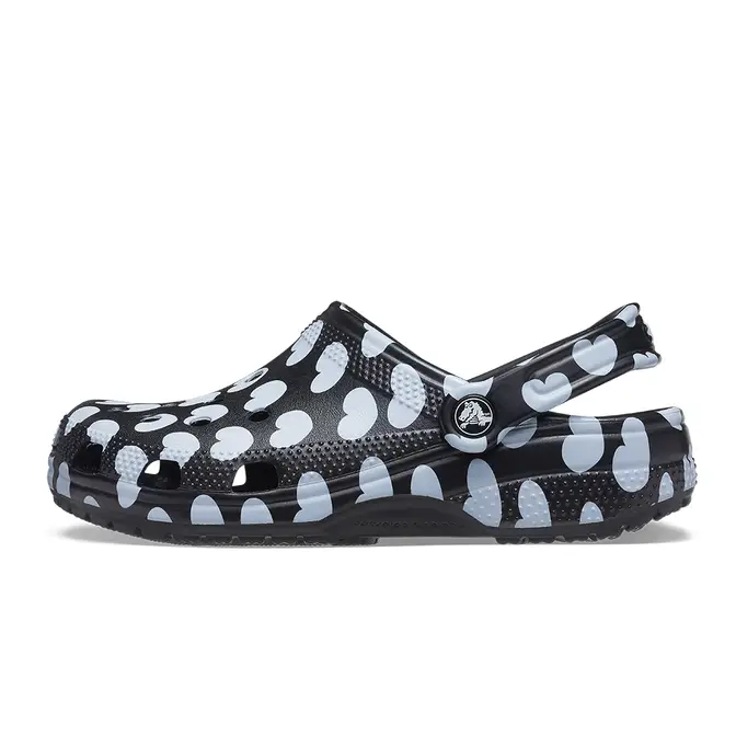 Crocs Classic Clog Hearts Black | Where To Buy | 207679-066 | The Sole ...