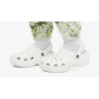 Crocs Classic Clog Platform White | Where To Buy | 206750-100 | The ...