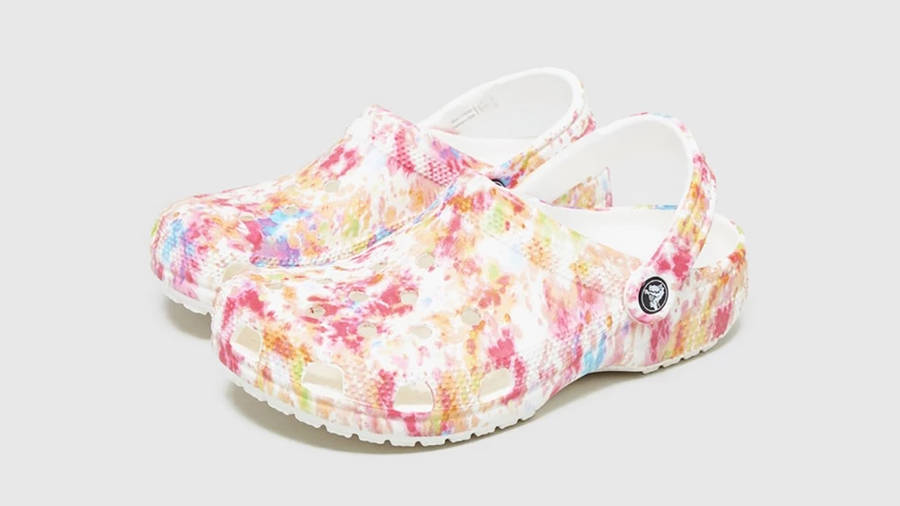 Crocs Classic Clog Tie Dye Orange Multi | Where To Buy | 20545383B ...