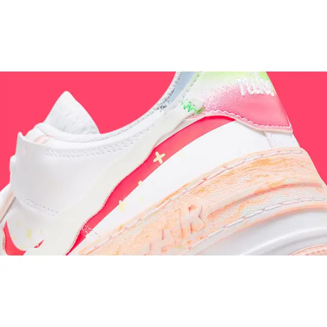 Nike Air Force 1 Shadow Ghost Swoosh White Multi | Where To Buy ...