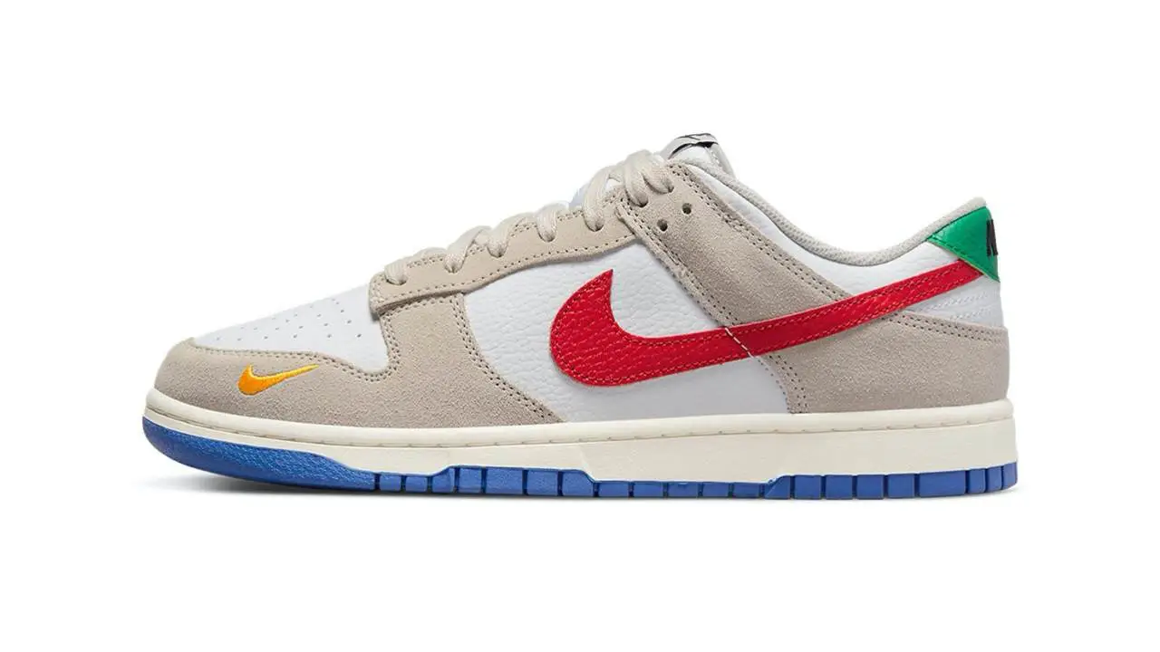The Nike Dunk Low "Light Iron Ore" Bears the Mini-Swoosh | The Sole ...