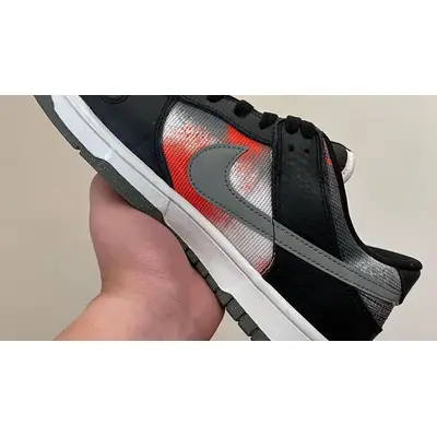 Nike Dunk Low Reflective Swoosh Black Grey | Where To Buy | The Sole ...