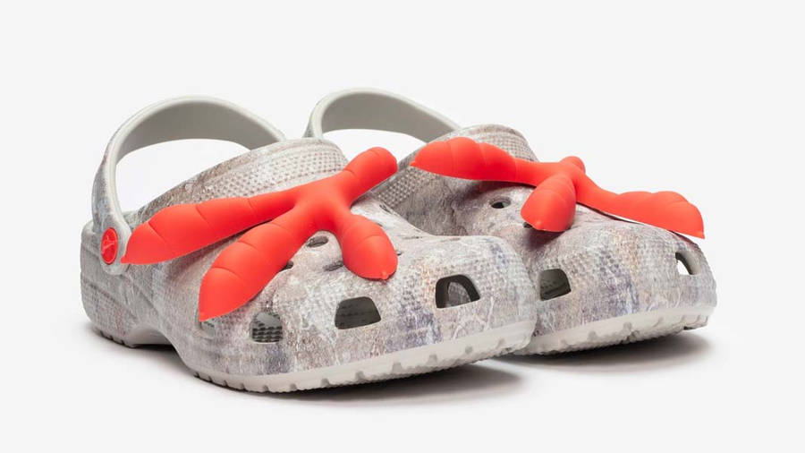 Staple x Crocs Classic Clog Grey Red | Where To Buy | 2079017-90H | The ...