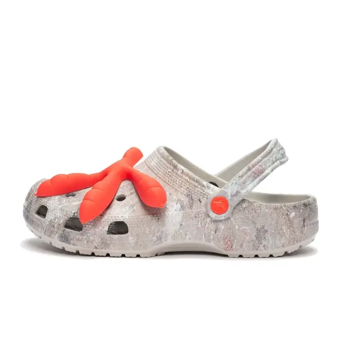 Staple x Crocs Classic Clog Grey Red | Where To Buy | 2079017-90H | The ...