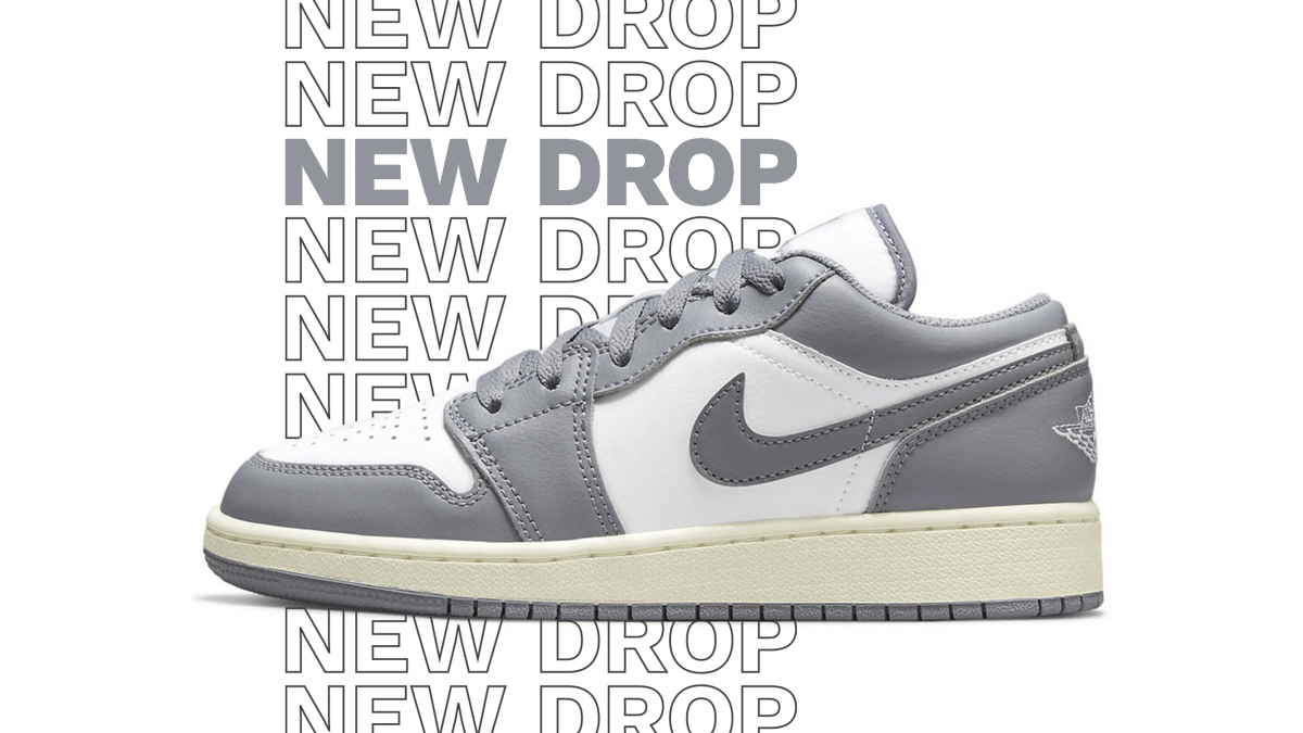 An Official Look at the Air Jordan 1 Low "Vintage Grey"