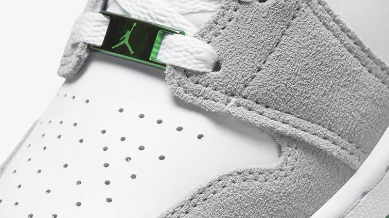 Air Jordan 1 Mid GS Grey Pine Green | Where To Buy | DC7248-103