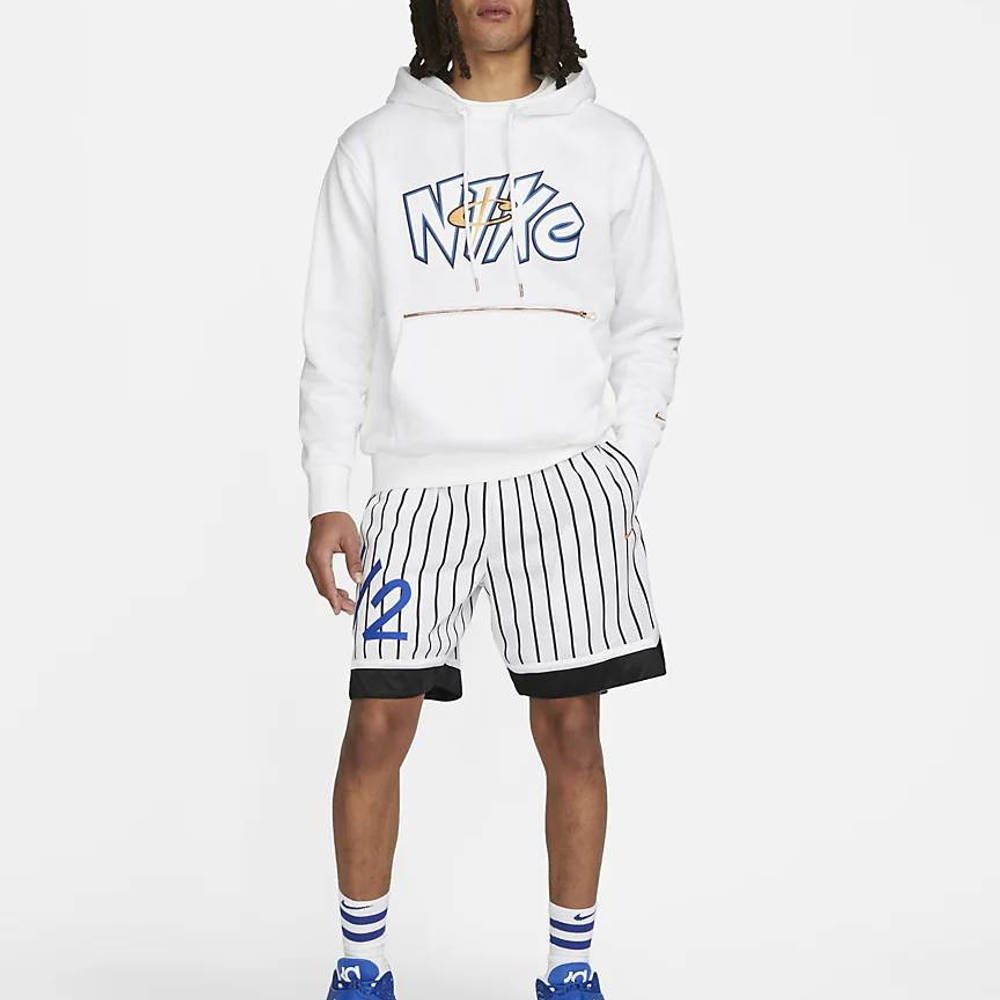 Nike Standard Issue Premium Basketball Hoodie - White | The Sole Supplier