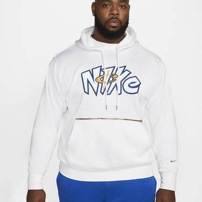 Nike Standard Issue Premium Basketball Hoodie - White | The Sole Supplier