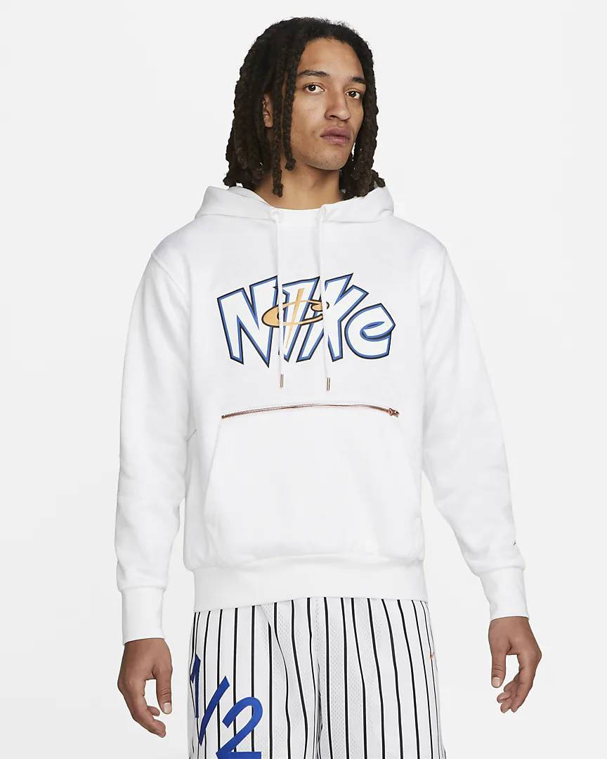 Nike Standard Issue Premium Basketball Hoodie - White | The Sole Supplier