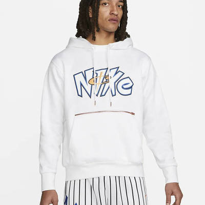 Nike Standard Issue Premium Basketball Hoodie - White | The Sole Supplier
