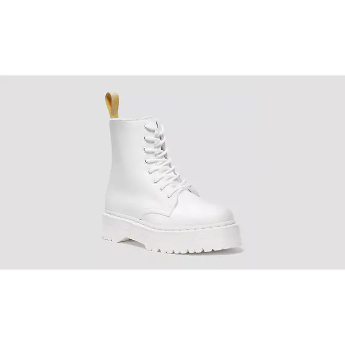 Dr Martens Jadon Vegan Lace Up Boots White Where To Buy 27335113 The Sole Supplier