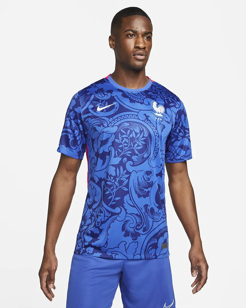 Nike FFF 2021 Stadium Home Dri-FIT Football Shirt - Hyper Cobalt | The ...