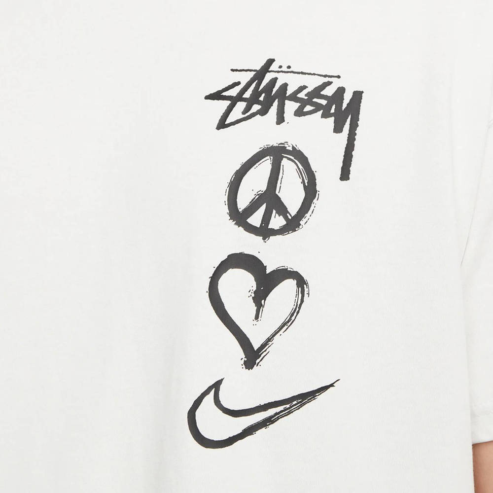 Nike x Stussy Graphics T-Shirt - White | The Sole Supplier