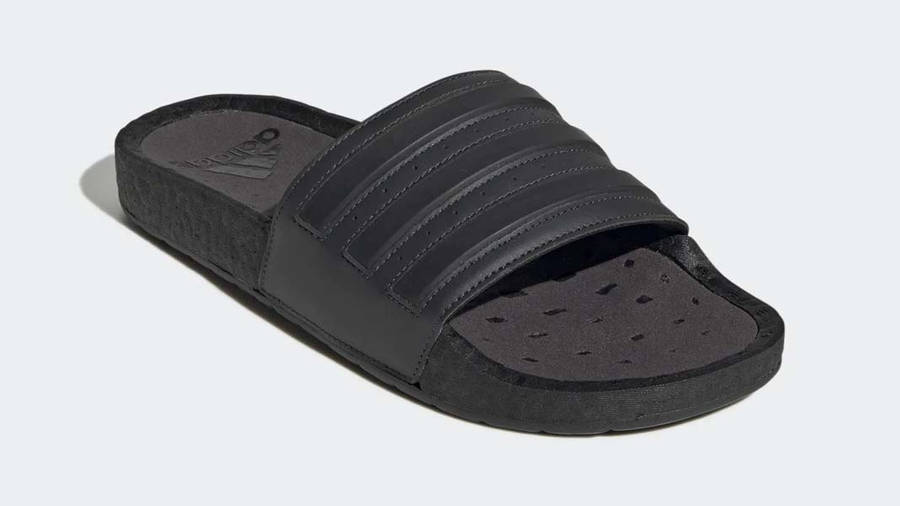 adidas Adilette Boost Slides Carbon | Where To Buy | GX4285 | The Sole ...