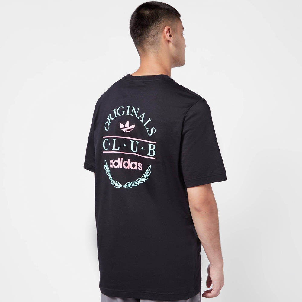 adidas Club Logo T-Shirt - Black | The Sole Supplier