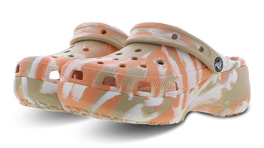 Crocs Classic Clog Platform Marbled Chai | Where To Buy | 207176-2ZM ...