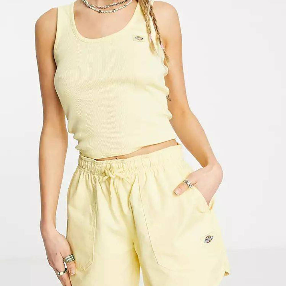 Dickies Victoria Shorts - Yellow | The Sole Supplier
