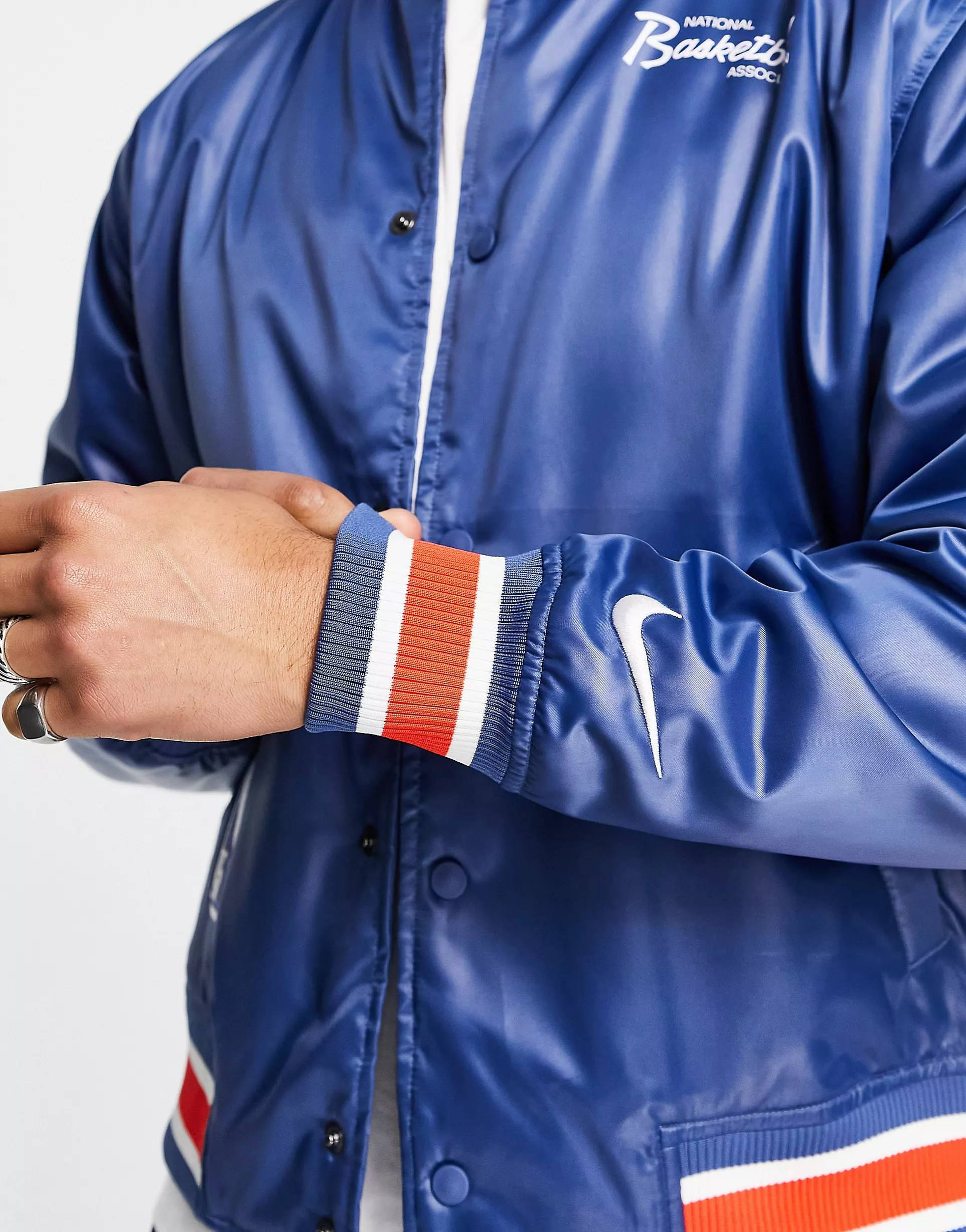 Nike Basketball NBA Vintage Style Printed Jacket | Where To Buy