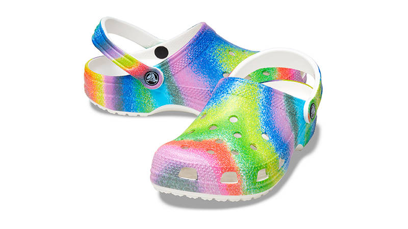 Crocs Classic Clog Spray White Multi | Where To Buy | 208054-94S