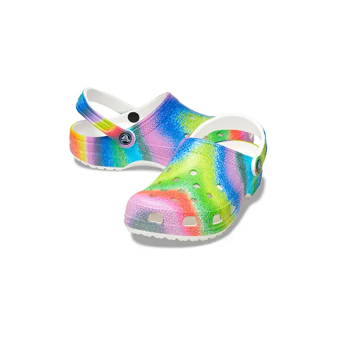 Crocs Classic Clog Spray White Multi | Where To Buy | 208054-94S | The ...