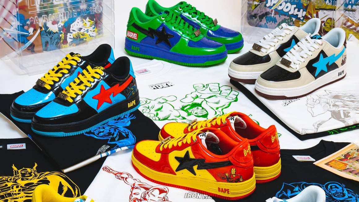 Marvel and BAPE Join Forces to Assemble the BAPE STA “Avengers ...